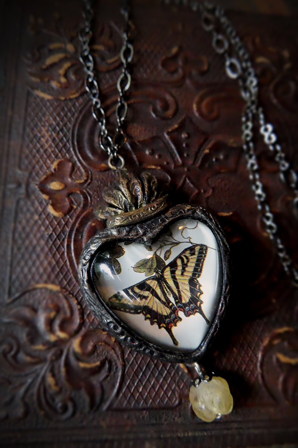 Sacred Nature Sacred Heart ~ Swallowtail Pictorial Shrine Amulet ...
